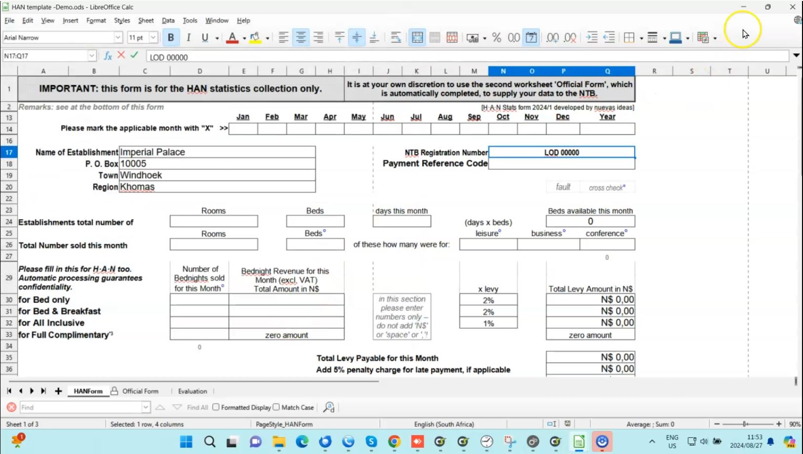- Tutorial - Generating your HAN Report with INNkeeper.
